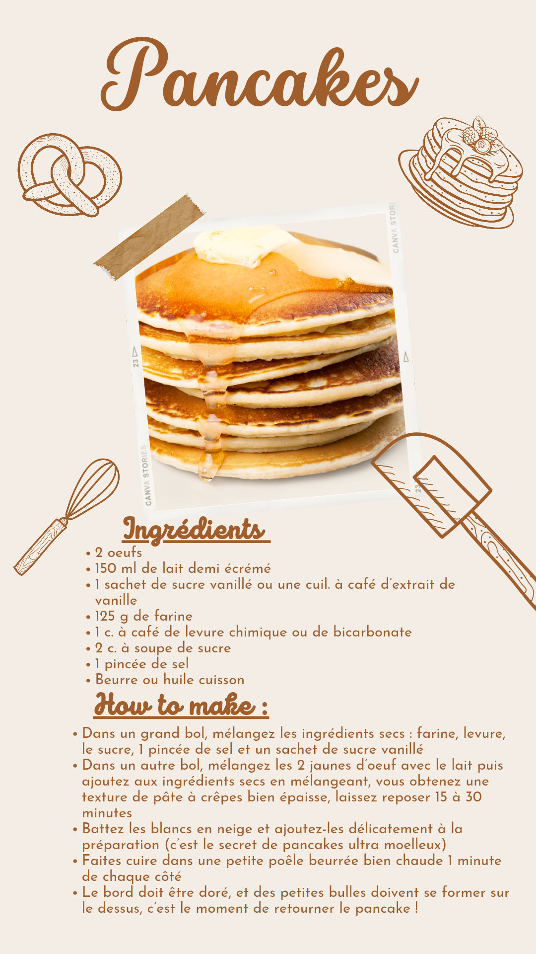 Recette Pancakes faciles | La Vie trépidante d'une Verneuillette